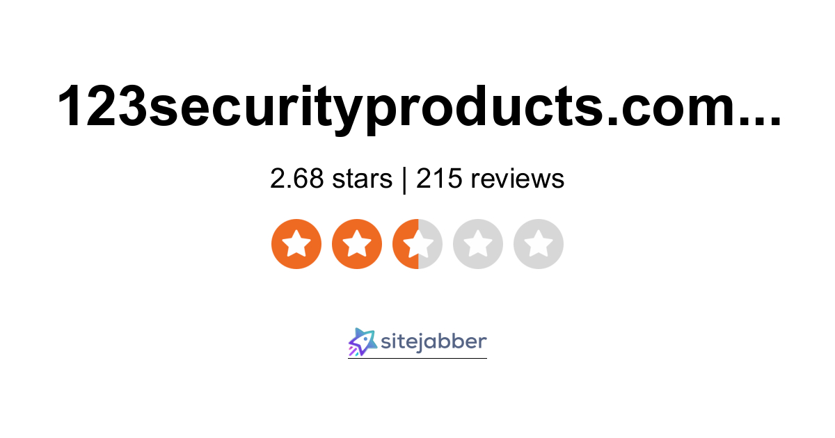 123SecurityProducts Reviews - Read 214 Customer Reviews of ...