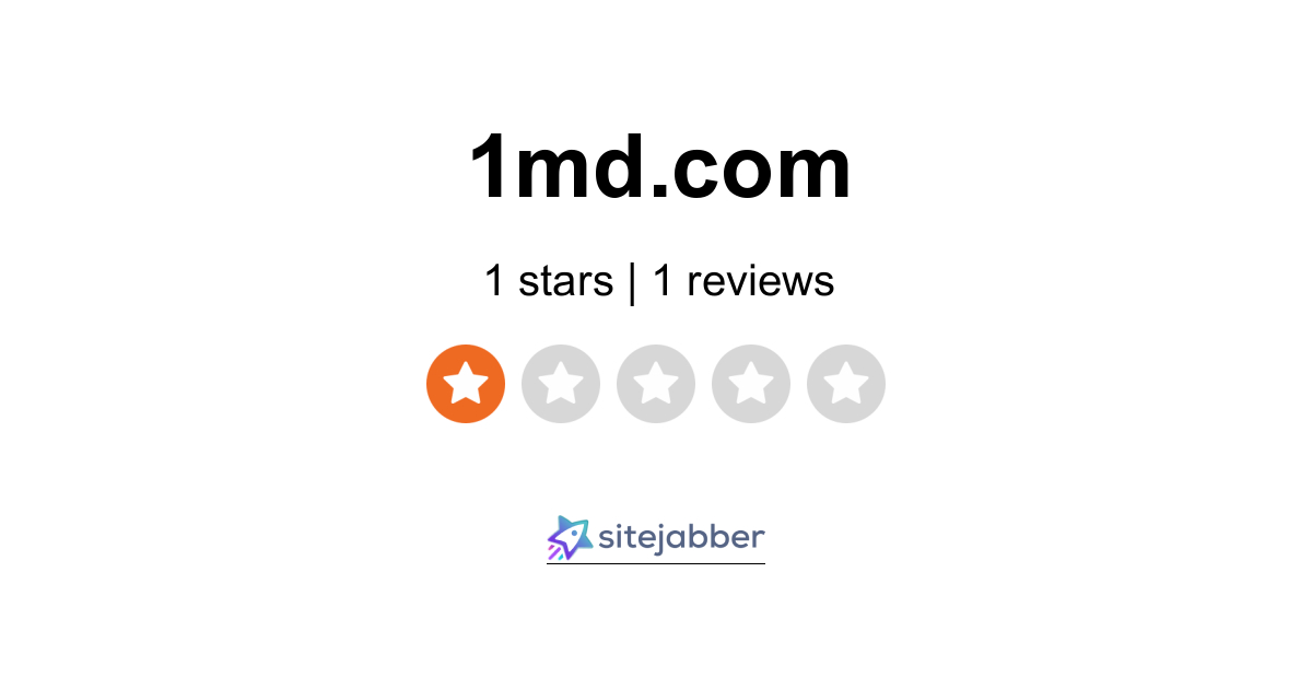 1md Reviews - 1 Reviews of 1md.com | Sitejabber