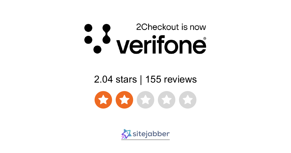 2Checkout (now Verifone) Reviews - Read 155 Customer Reviews of ...