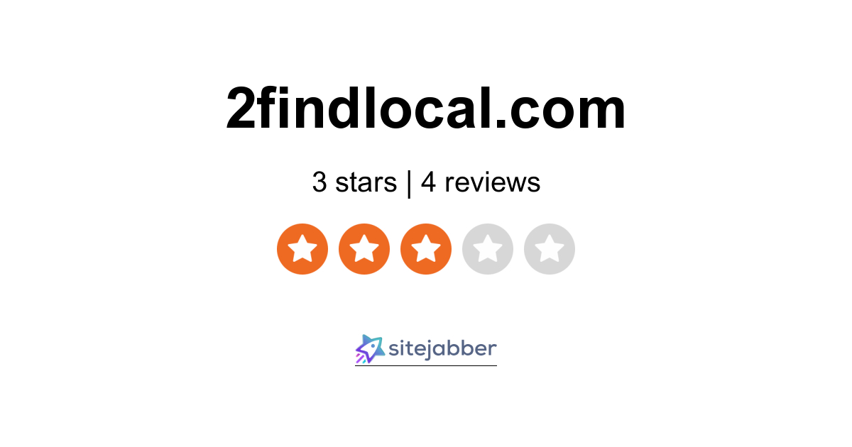 2FL Reviews - 4 Reviews of 2findlocal.com | Sitejabber