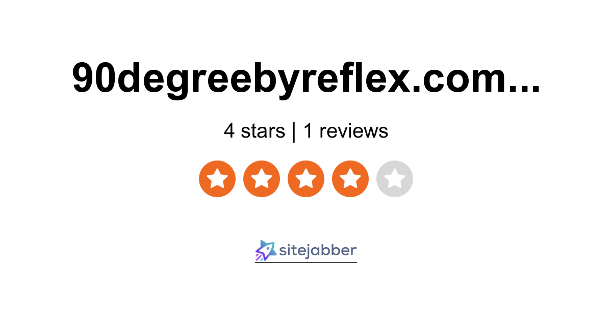 90 Degree By Reflex Reviews - Read 1 Customer Reviews of 90 Degree By ...