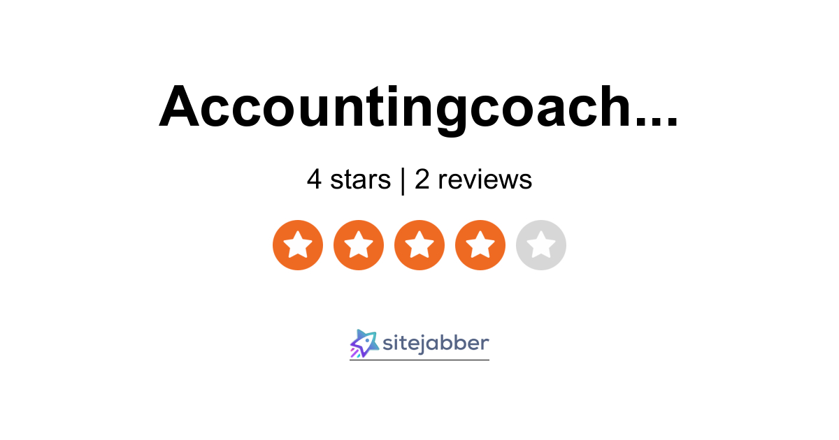 AccountingCoach Reviews - Read 2 Customer Reviews of AccountingCoach ...
