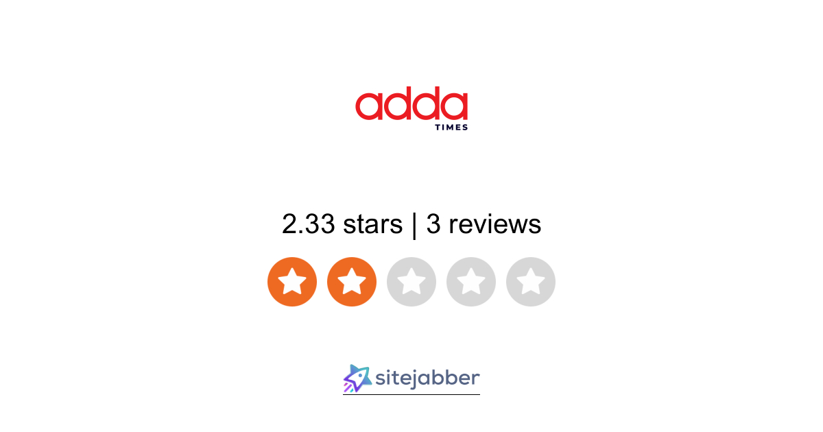 Addatimes Reviews - Read 3 Customer Reviews of Addatimes | Sitejabber