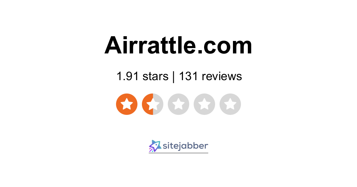 AirRattle Reviews - Read 131 Customer Reviews of AirRattle | Sitejabber