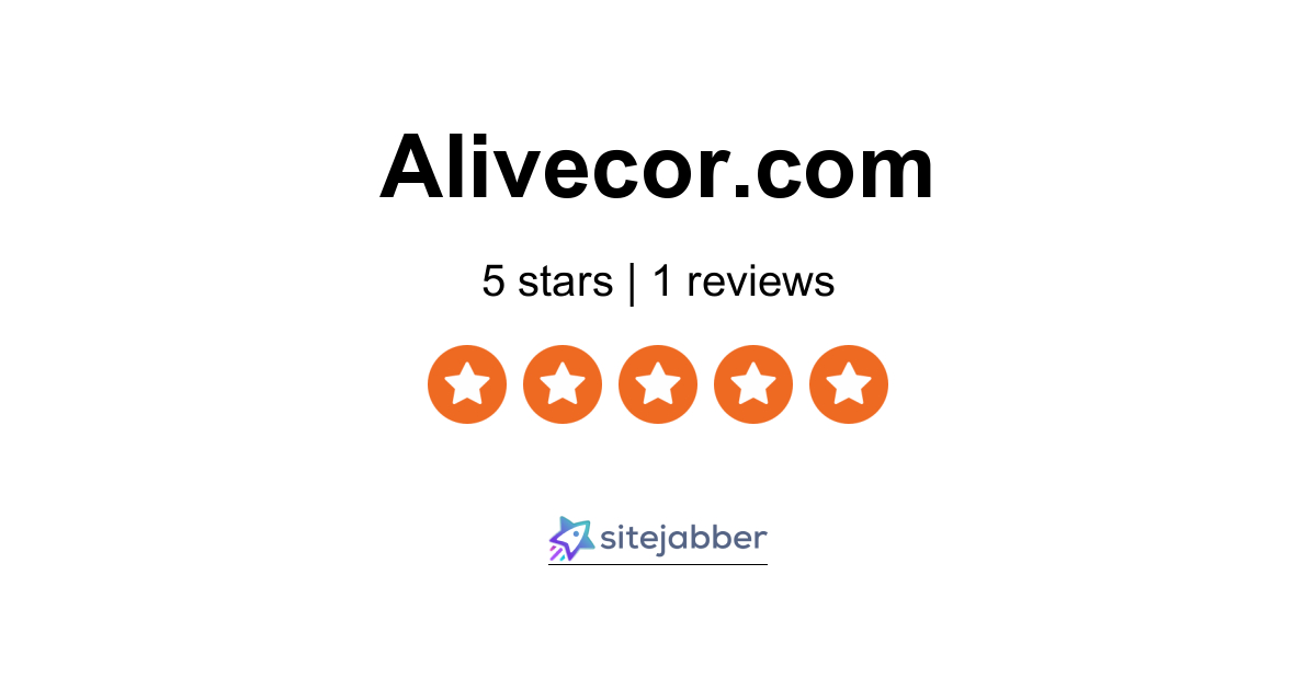 AliveCor Reviews - Read 1 Customer Reviews of AliveCor | Sitejabber