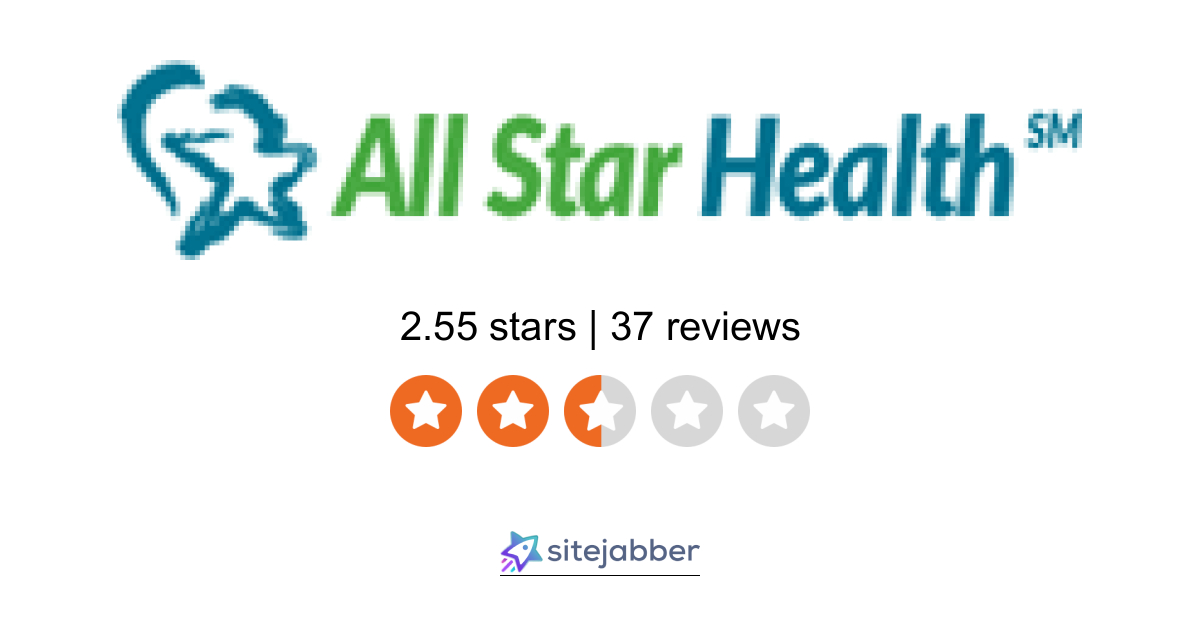 All Star Health Reviews - Read 37 Customer Reviews of All Star Health ...