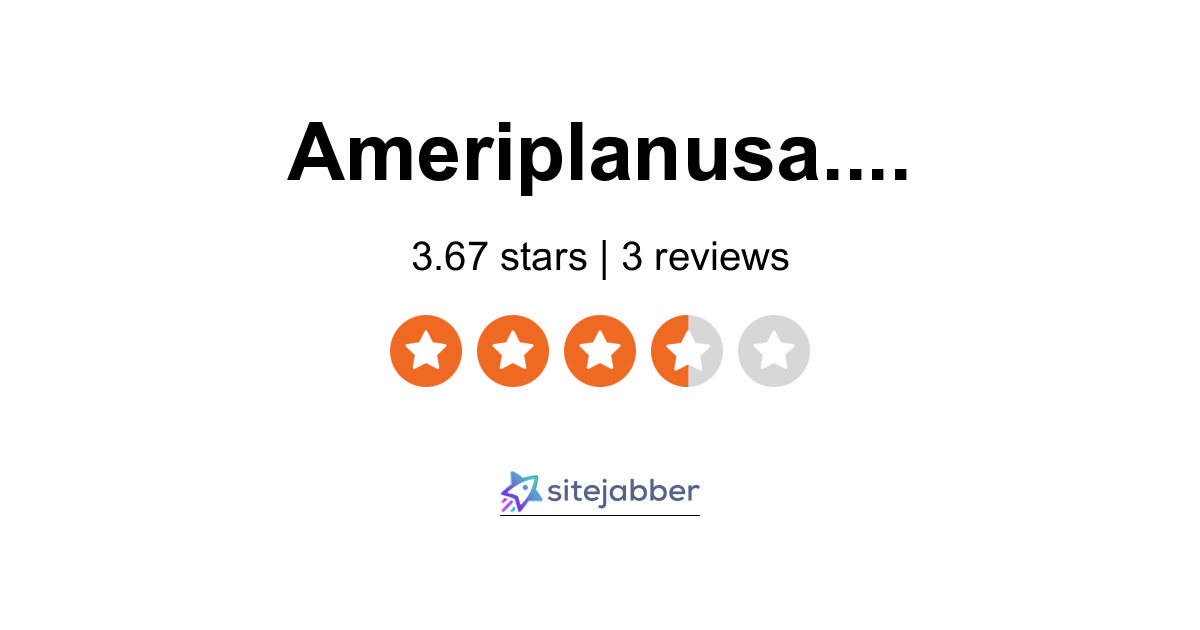 AmeriPlan Reviews - Read 3 Customer Reviews of AmeriPlan | Sitejabber