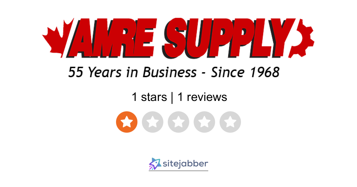 Amre Supply Reviews - Read 1 Customer Reviews of Amre Supply | Sitejabber