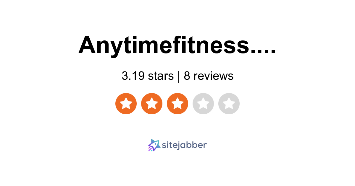 AnytimeFitness Reviews - Read 8 Customer Reviews of AnytimeFitness | Sitejabber