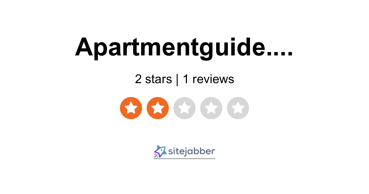 Apartmentguide Reviews - 1 Reviews of Apartmentguide.com | Sitejabber