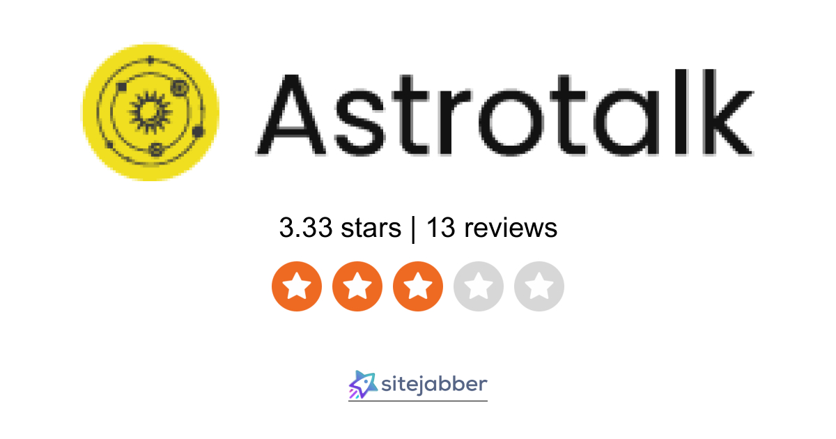 AstroTalk Reviews - Read 13 Customer Reviews of AstroTalk | Sitejabber