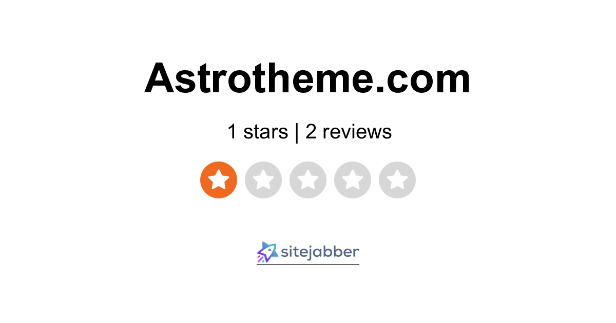 Astrotheme Reviews - Read 2 Customer Reviews of Astrotheme | Sitejabber