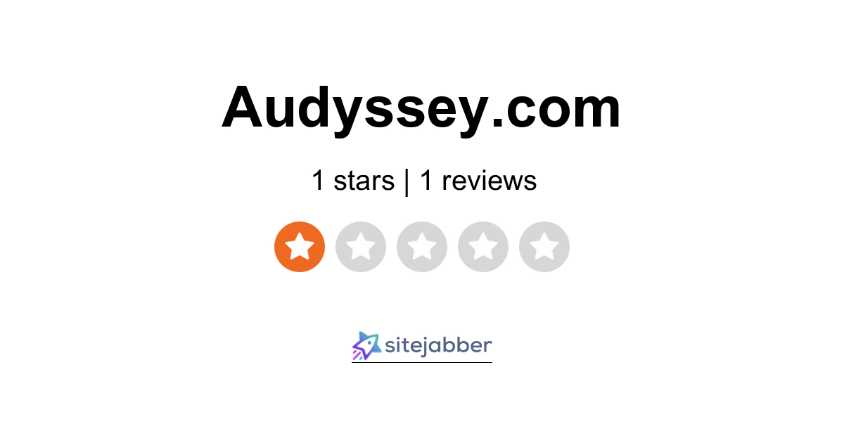 Audyssey Reviews - 1 Reviews of Audyssey.com | Sitejabber