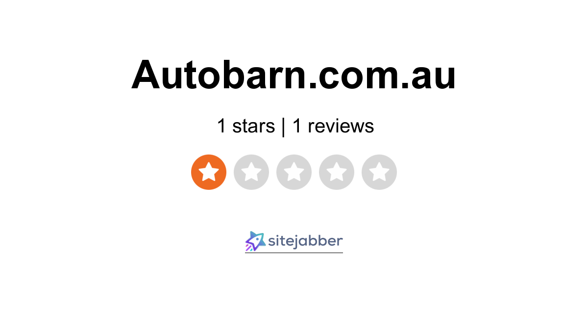 Autobarn.com.au Reviews - 1 Reviews of Autobarn.com.au | Sitejabber