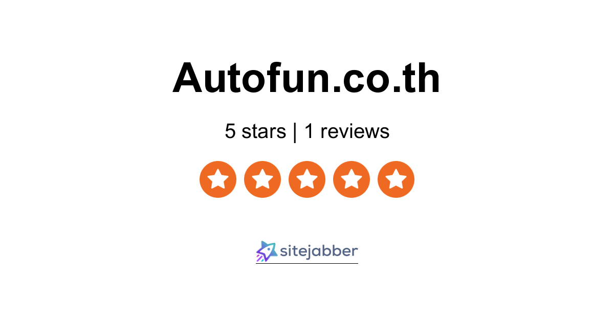 Autofun.co.th Reviews - 1 Reviews of Autofun.co.th | Sitejabber