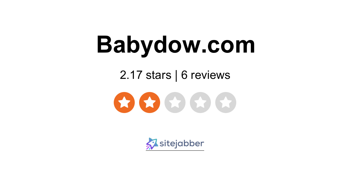 Babydow Reviews - 6 Reviews of babydow.com | Sitejabber
