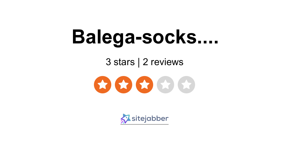Balega Reviews - Read 2 Customer Reviews of Balega | Sitejabber