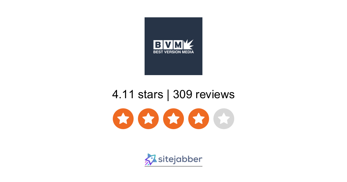 Best Version Media Reviews - Read 308 Customer Reviews of Best Version ...