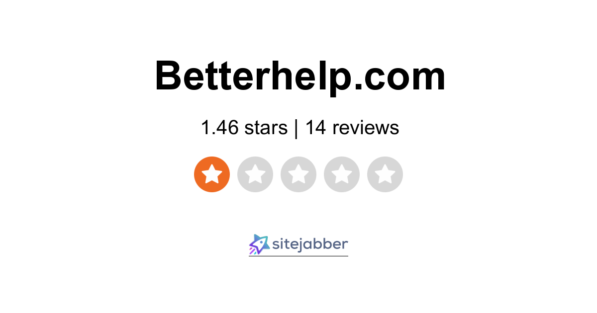 BetterHelp Reviews - 14 Reviews of Betterhelp.com | Sitejabber