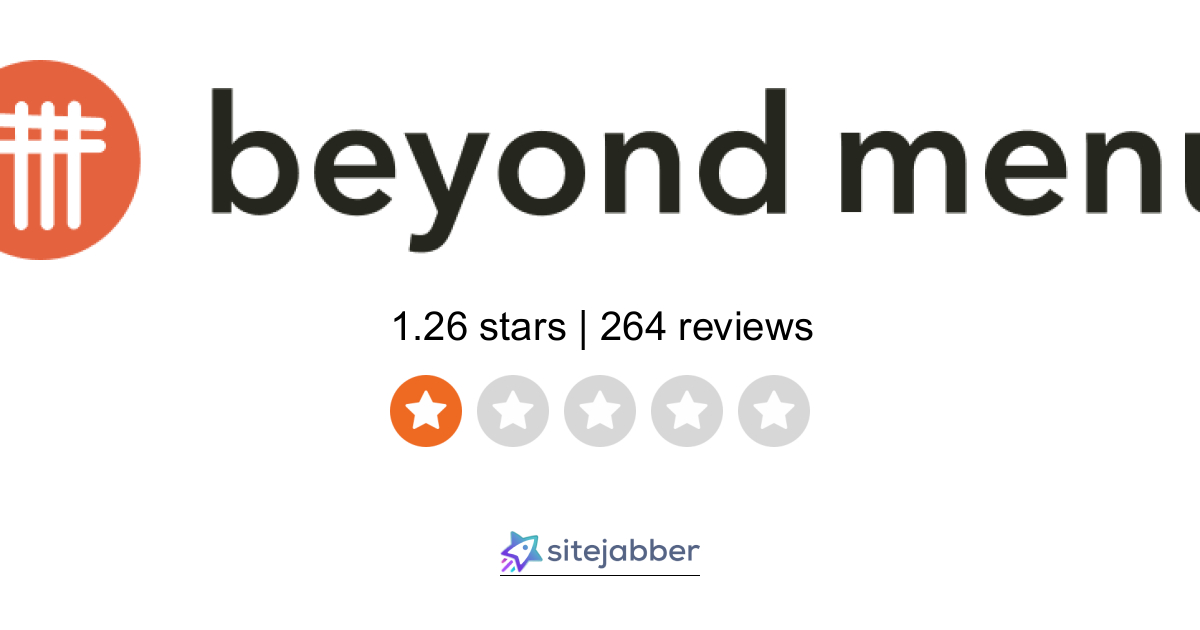 BeyondMenu Reviews - Read 264 Customer Reviews of BeyondMenu | Sitejabber