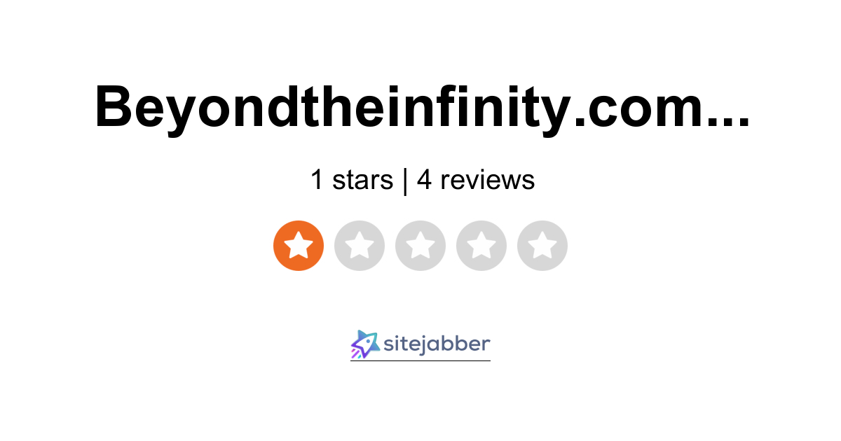 BeyondTheInfinity Reviews - Read 4 Customer Reviews of ...