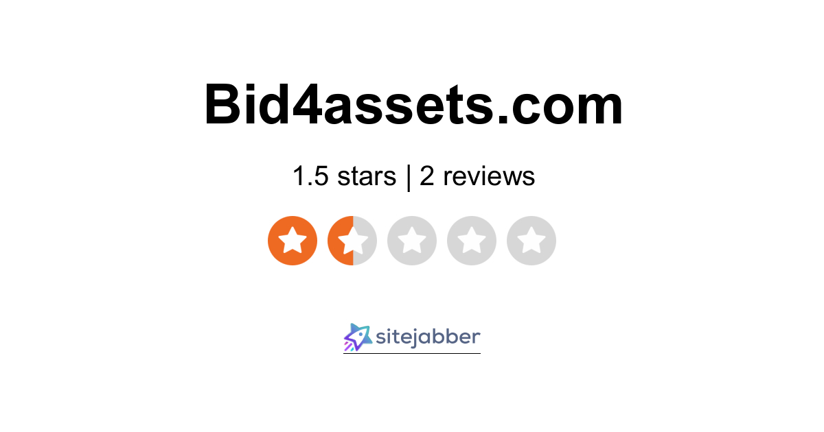 Bid4assets Reviews - Read 2 Customer Reviews of Bid4assets | Sitejabber