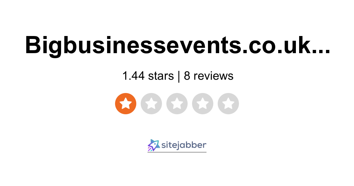 Big Business Events Reviews - Read 8 Customer Reviews of Big Business ...