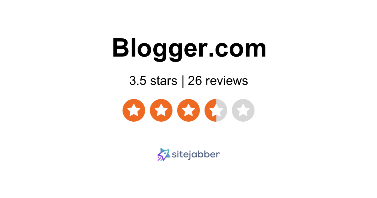 Blogger Reviews - Read 27 Customer Reviews of Blogger | Sitejabber