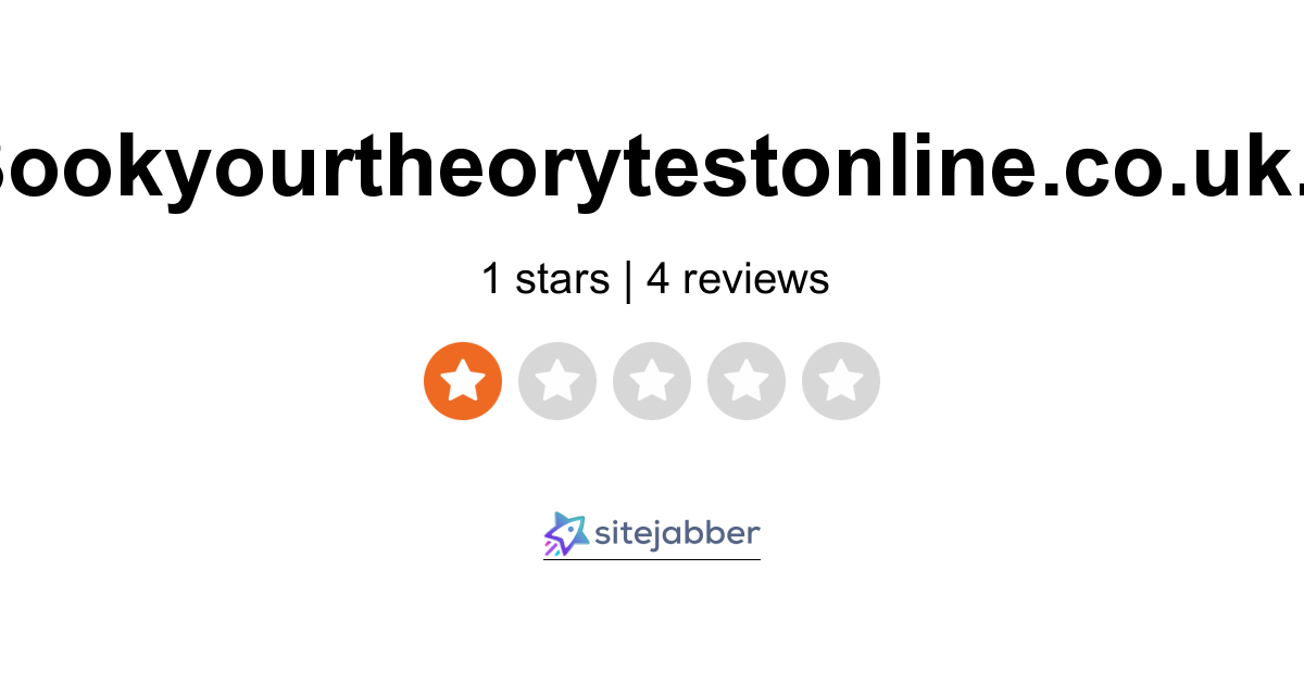 Book Your Theory Test Online Reviews - 4 Reviews of ...