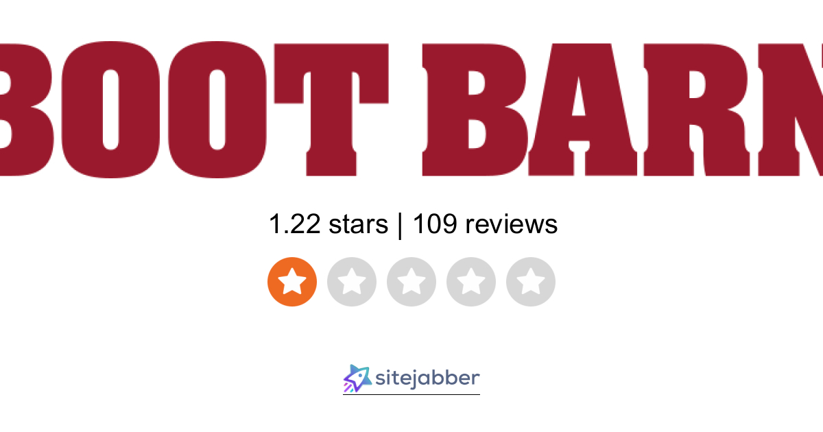 Boot Barn Reviews - Read 109 Customer Reviews of Boot Barn | Sitejabber