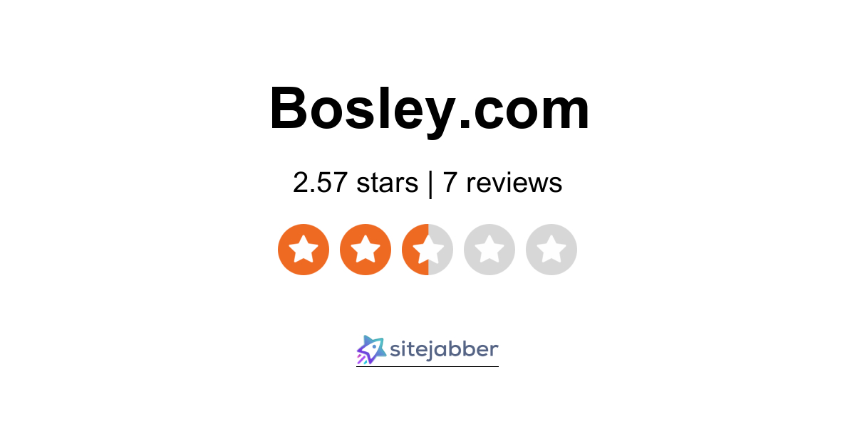 Bosley Reviews - 7 Reviews of Bosley.com | Sitejabber
