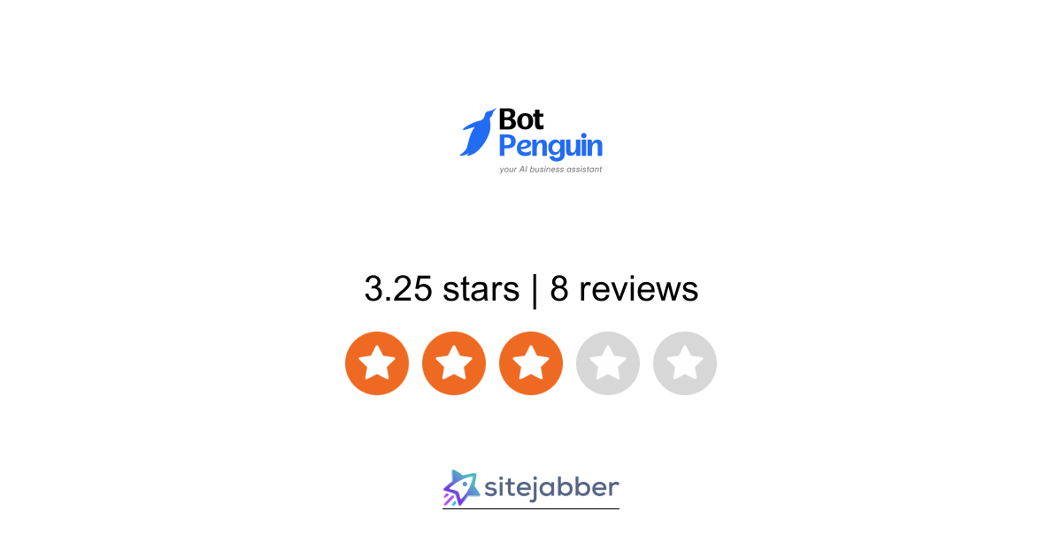 Bot Penguin Reviews - Read 8 Customer Reviews of Bot Penguin | Sitejabber