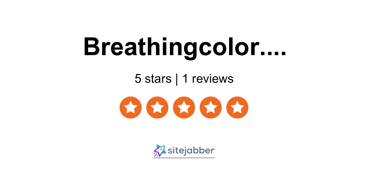 Breathing Color Reviews - Read 1 Customer Reviews of Breathing Color ...