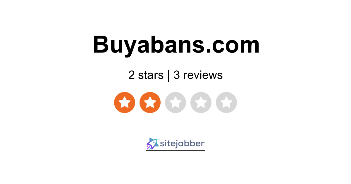 BuyAbans Reviews - Read 3 Customer Reviews of BuyAbans | Sitejabber