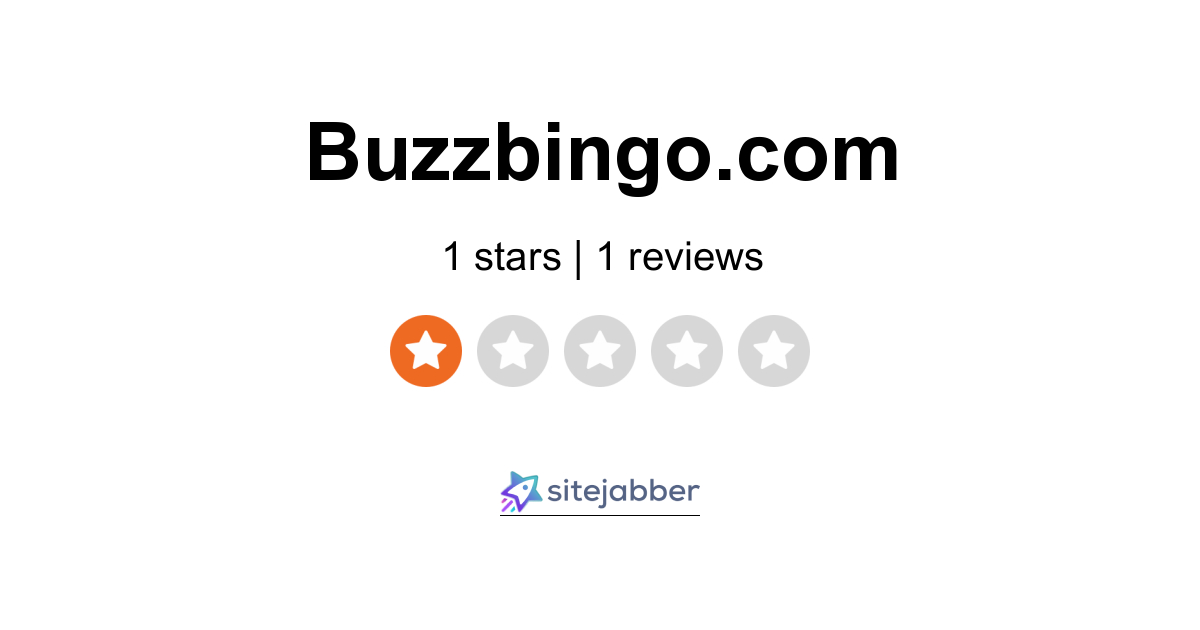 Buzzbingo Reviews - 1 Reviews of Buzzbingo.com | Sitejabber