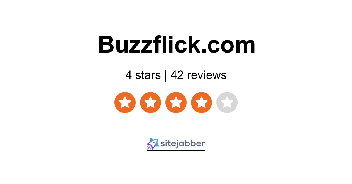 BuzzFlick Reviews - Read 42 Customer Reviews of BuzzFlick | Sitejabber