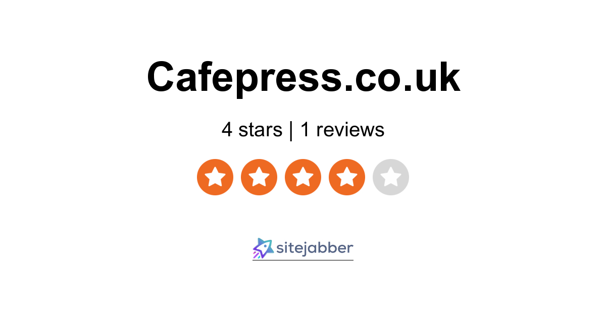 Cafepress.co.uk Reviews - Read 1 Customer Reviews of Cafepress.co.uk ...