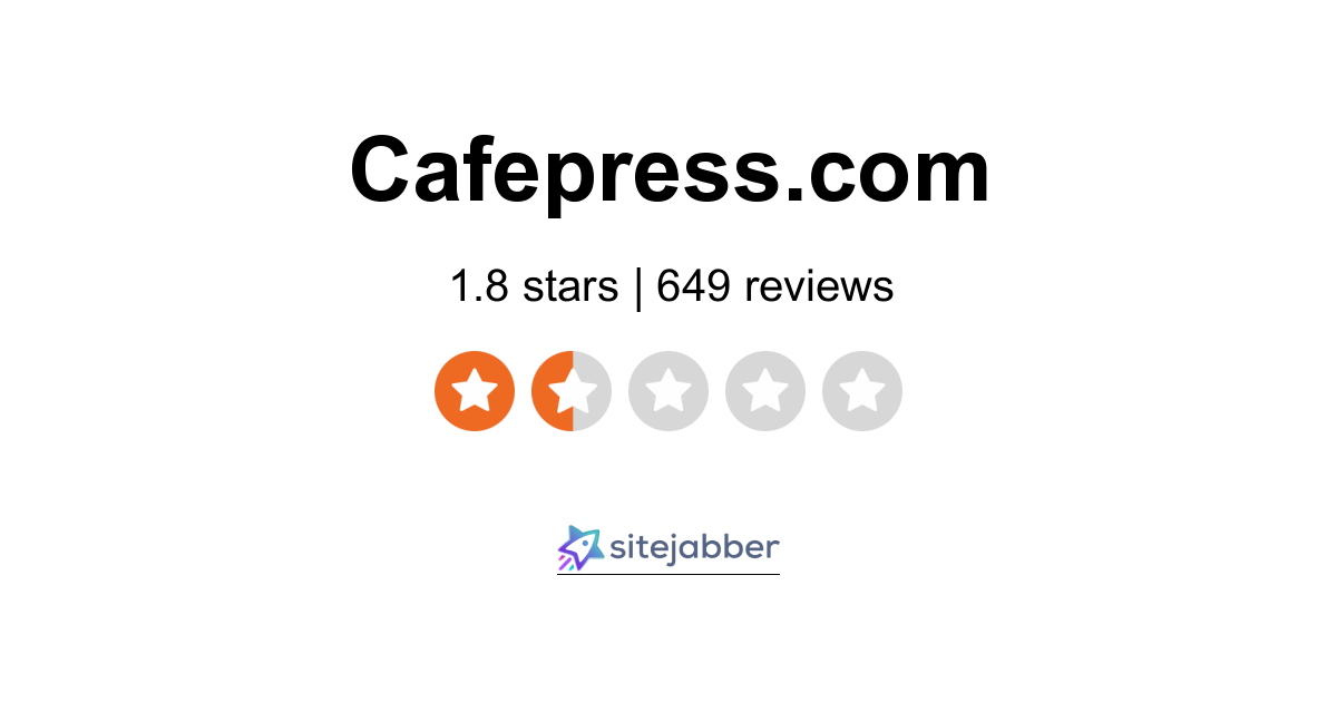 CafePress Reviews - Read 649 Customer Reviews of CafePress | Sitejabber