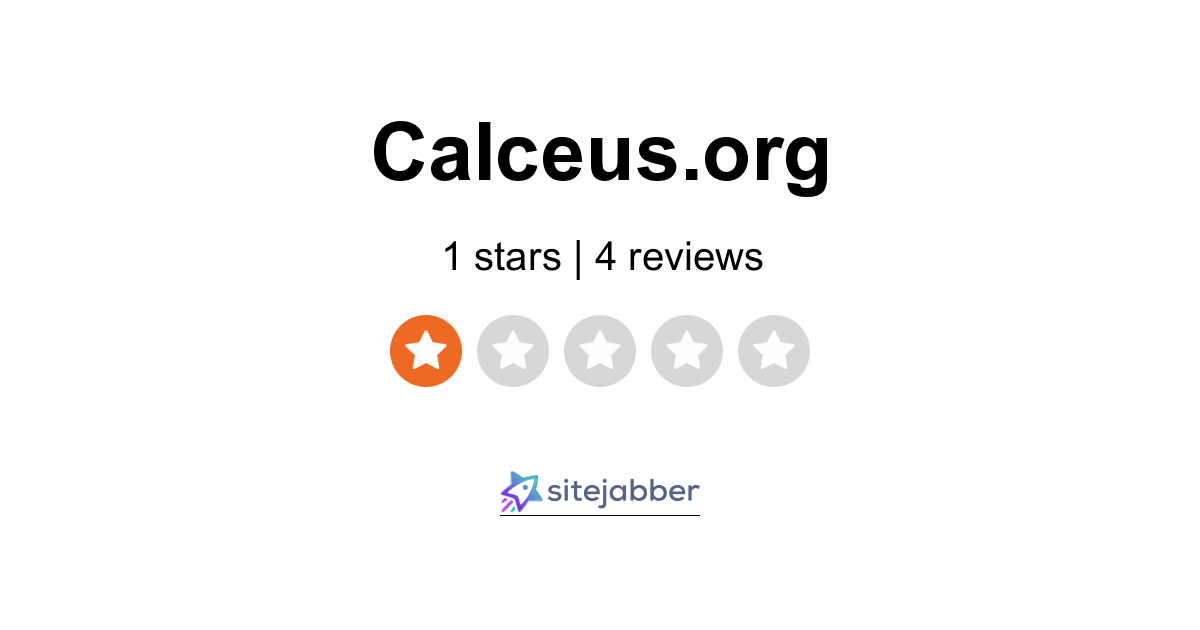 Calceus Reviews - Read 4 Customer Reviews of Calceus | Sitejabber
