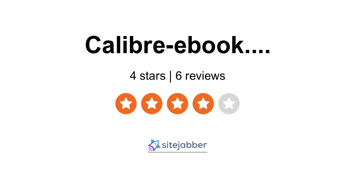 calibre - E-book management Reviews - Read 6 Customer Reviews of ...