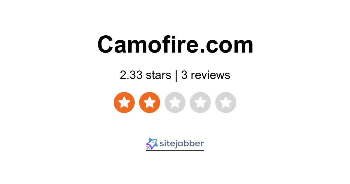 Camofire Reviews - 3 Reviews of camofire.com | Sitejabber