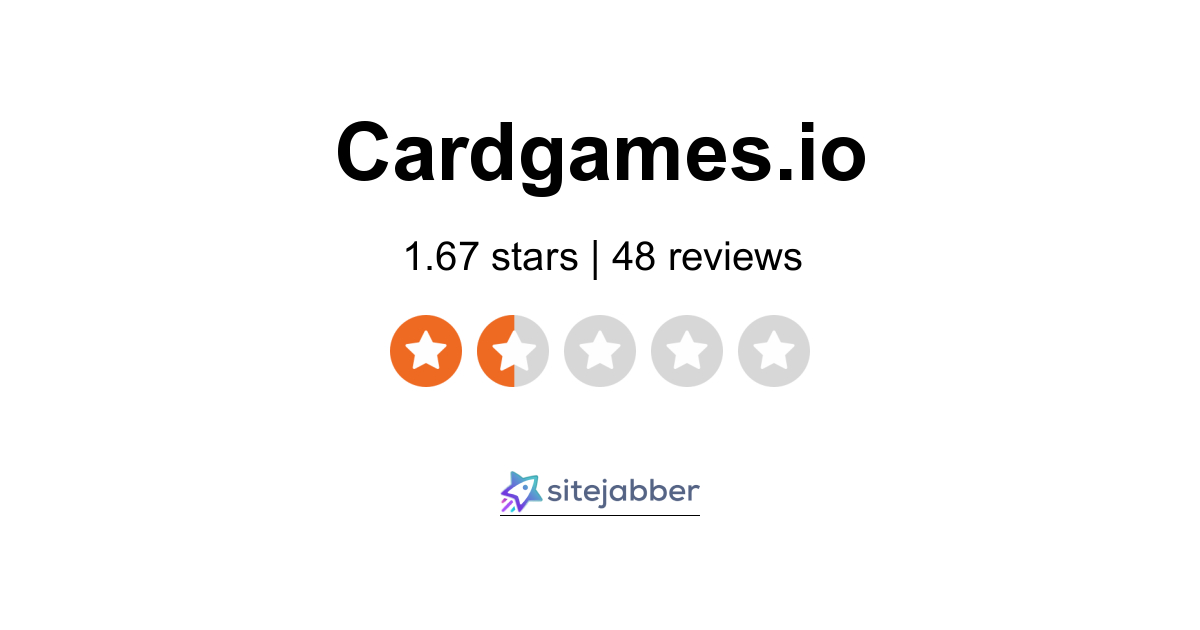 CardGames.io Reviews - Read 48 Customer Reviews of CardGames.io ...