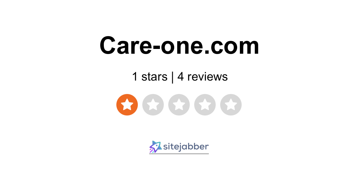 CareOne Reviews - Read 4 Customer Reviews of CareOne | Sitejabber