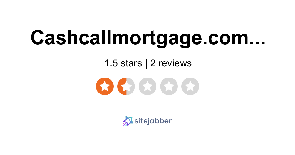 Cashcall Mortgage Reviews - Read 2 Customer Reviews of Cashcall ...