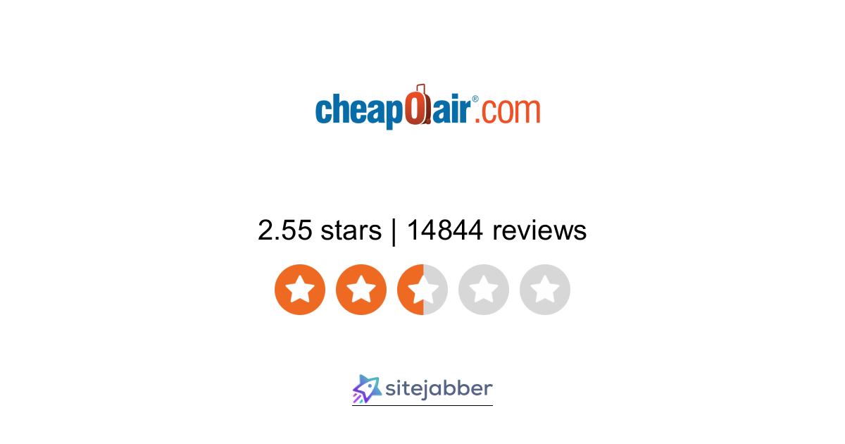 CheapOair Reviews - Read 14,843 Customer Reviews of CheapOair | Sitejabber