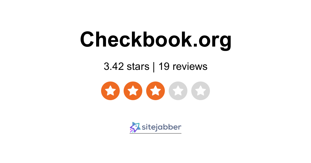 CheckBook Reviews - Read 19 Customer Reviews of CheckBook | Sitejabber