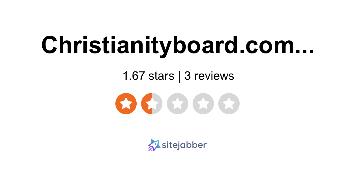Christianityboard Reviews - Read 3 Customer Reviews of ...