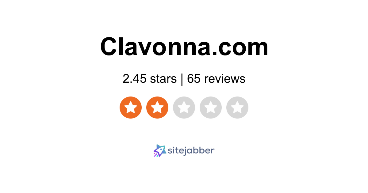 Clavonna Reviews - Read 65 Customer Reviews of Clavonna | Sitejabber