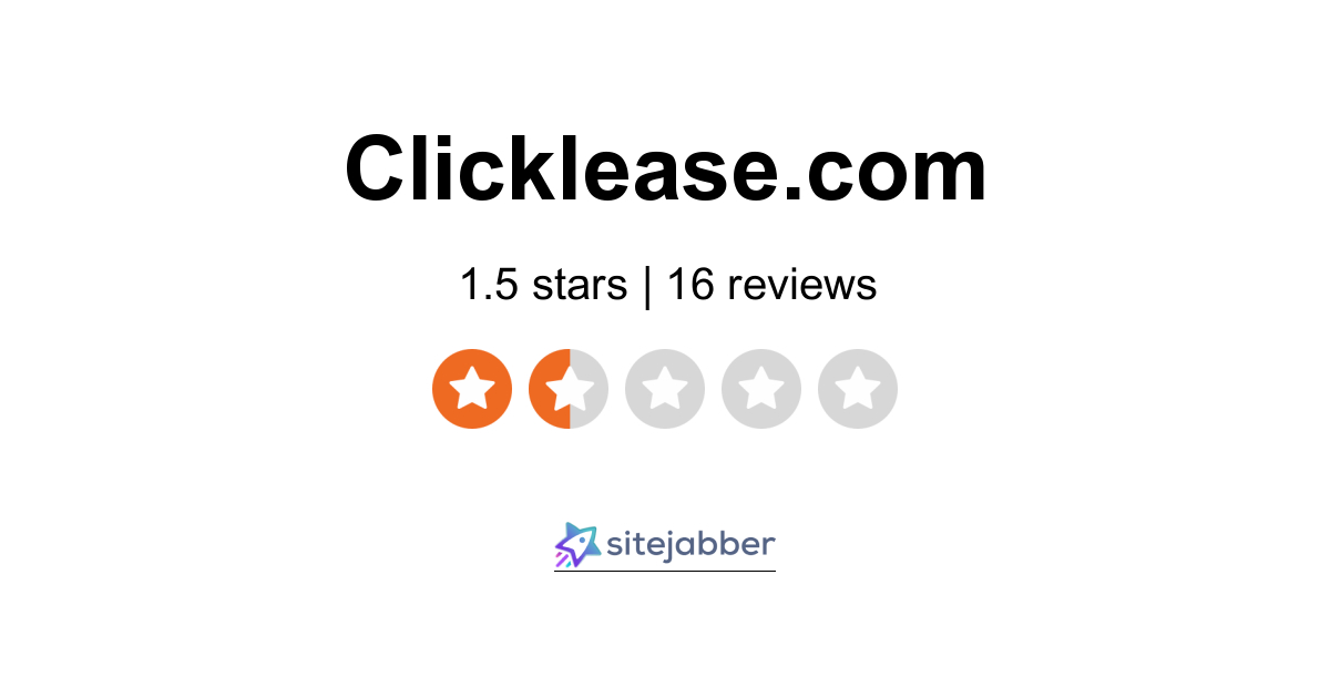 Clicklease Reviews - Read 15 Customer Reviews of Clicklease | Sitejabber
