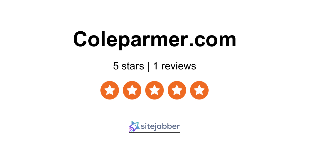 Cole-Parmer Reviews - 1 Reviews of coleparmer.com | Sitejabber